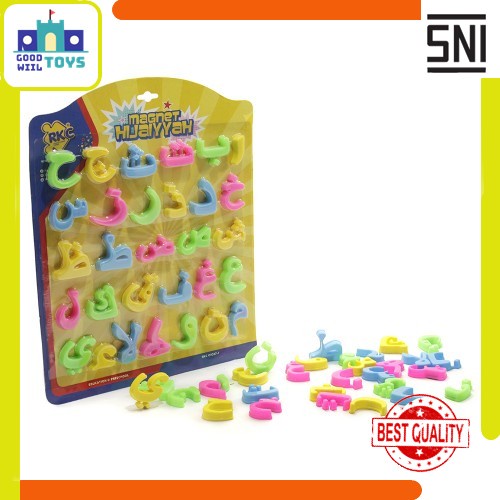 Jual Mainan Edukasi Anak Alphabet Hijaiyah Magnet Murah RKC01027-1 ...