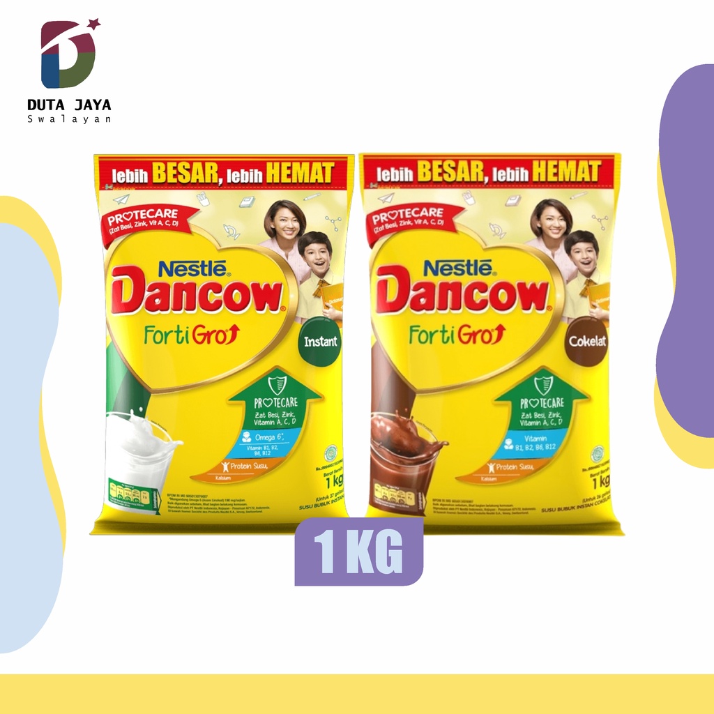 Jual Dancow Fortigro 1 KG Susu Formula Pertumbuhan Anak Bubuk Instan ...