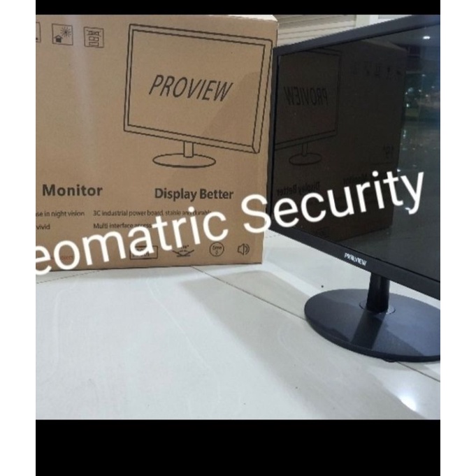 Jual monitor proview 19 inci lcd led build in speaker | Shopee Indonesia