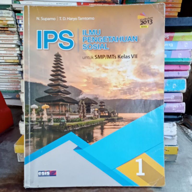 Jual buku IPS untuk SMP MTS kelas 7 penerbit esis pengarang N.Suparno kurikulum 2013 edisi ...
