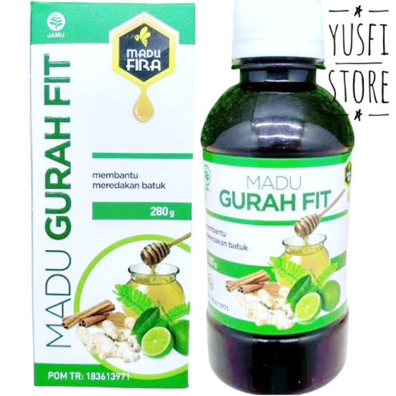 Jual Madu Gurah Fit 280 gr Obat Asma Radang Tenggorokan TBC Sesak Natas ...