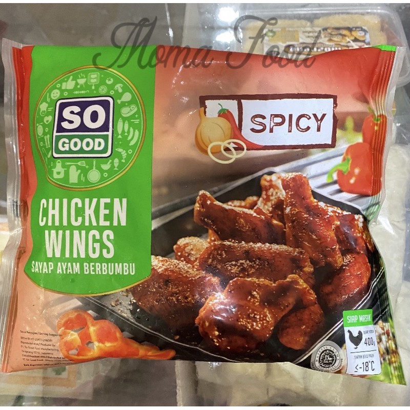 Jual So Good Spicy Chicken Wing 400gr | Shopee Indonesia