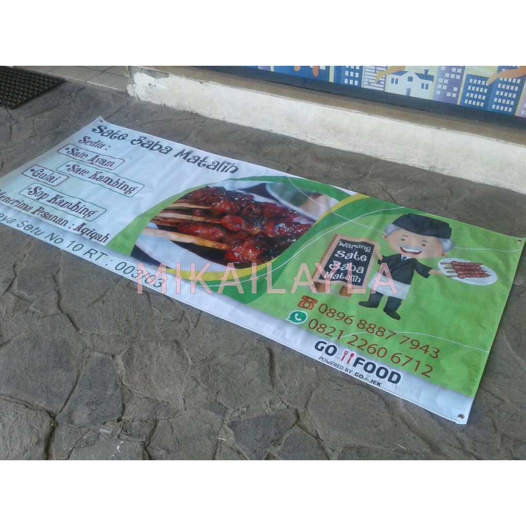 Jual Desain & Cetak Banner 1x2m / 2x1m | Shopee Indonesia