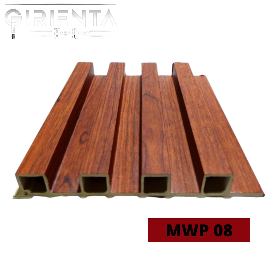 Jual WPC kisi-kisi Hiasan Dinding/Wall Panel WPC Modern 2.95m x 16cm/Wall Panel PVC Kayu Wood ...