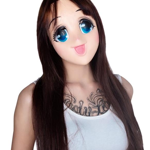 Jual TOPENG ANIME MATA BESAR BAHAN LATEX HALLOWEEN MASK COSPLAY ...