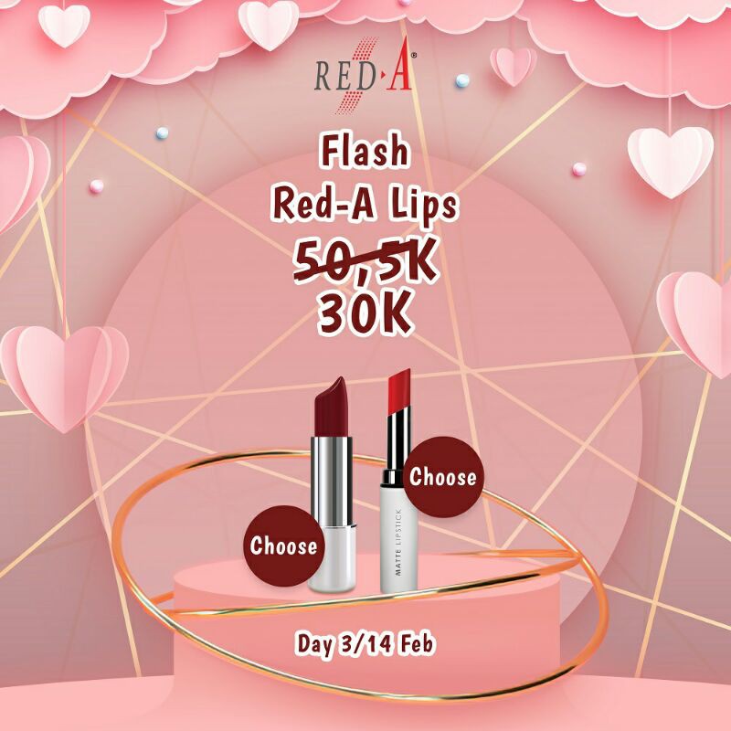Jual Paket Lip Matte Lipstick Red A | Shopee Indonesia