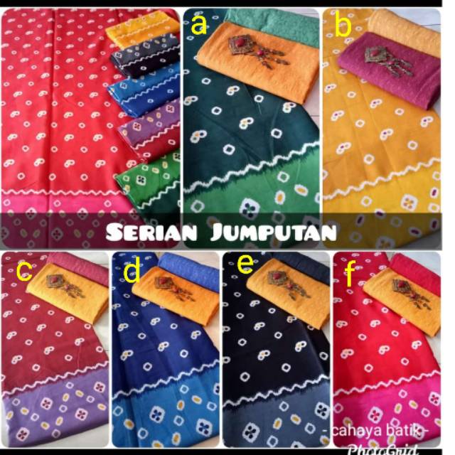 Jual Kain Batik Jumputan Batik Jumputan Printing Batik Katun Halus ...