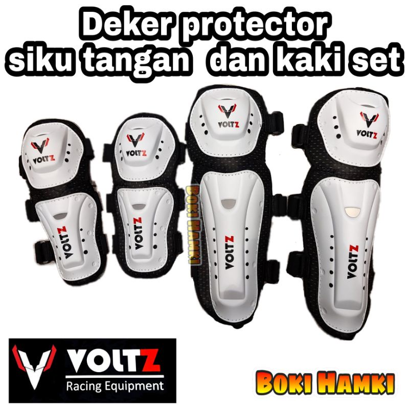 Jual protector siku tangan dan lutut set dekker bikers touring rider ...