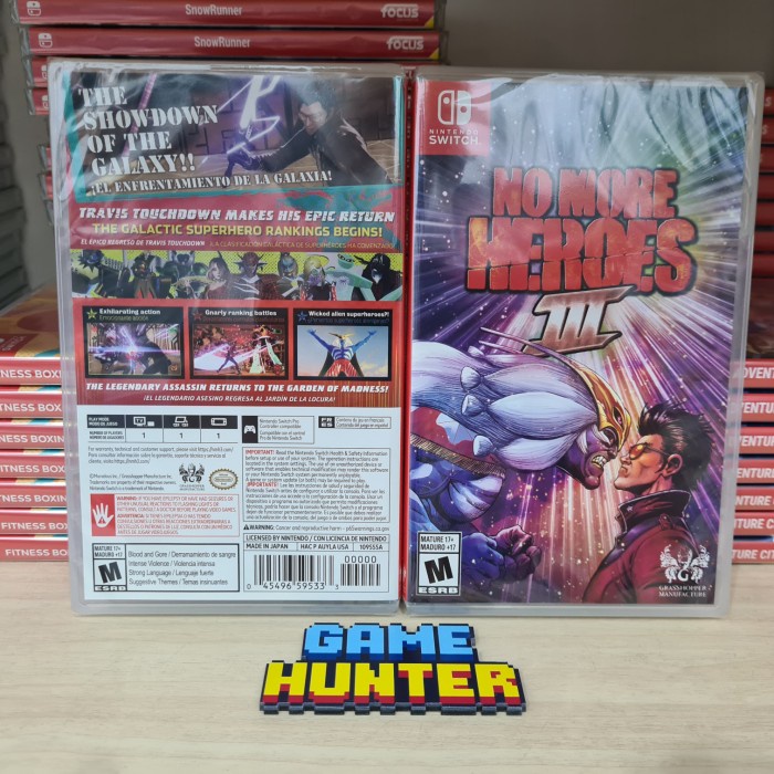 Jual Nintendo Switch No More Heroes III / No More Heroes 3 / NMH 3 ...