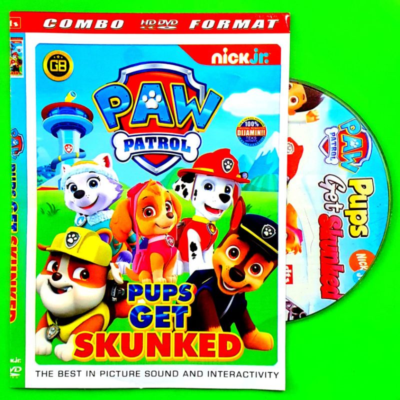 Jual BARU KASET DVD: PAW PATROL PUPS GET SKUNKED HD - TOKO KASET DVD ...
