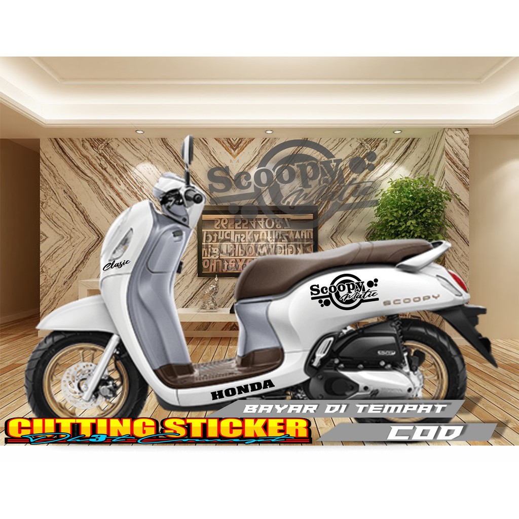 Jual Stiker Motor Scoopy Sticker Striping Scoopy Matic Sticker Scoopy ...
