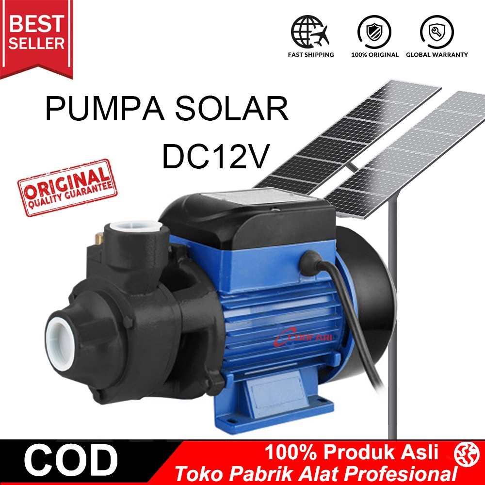 Jual Pompa dorong solar panel surya pompa DC 12v 24v booster pump mesin pompa air tenaga ...