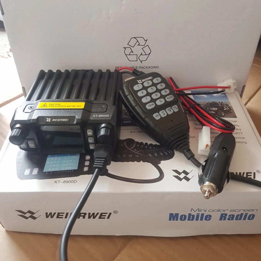 Jual RADIO RIG MINI WEIERWEI KT-8900D QUAD BAND (4 BAND) | Shopee Indonesia