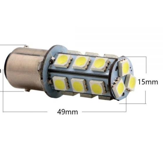 Jual Model baru - Lampu Rem Truk Bis LED Kedip 1157 24volt 18 titik Bus ...