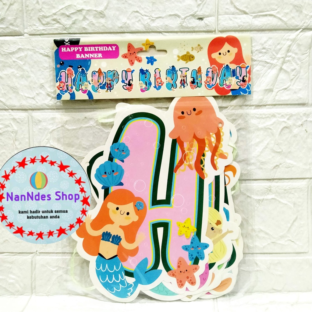 Jual Banner Ulang Tahun Bentuk Karakter Besar Happy Birthday Animal ...
