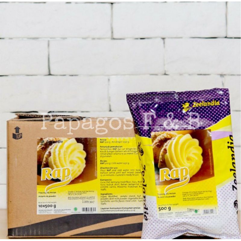 Jual VLA INSTANT RAP ZEELANDIA / RAP CUSTARD / KUSTAR PASTRY 500 GR ...