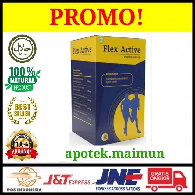 Jual Flex Active Original FlexActive Asli Suplemen Sendi & Tulang ...