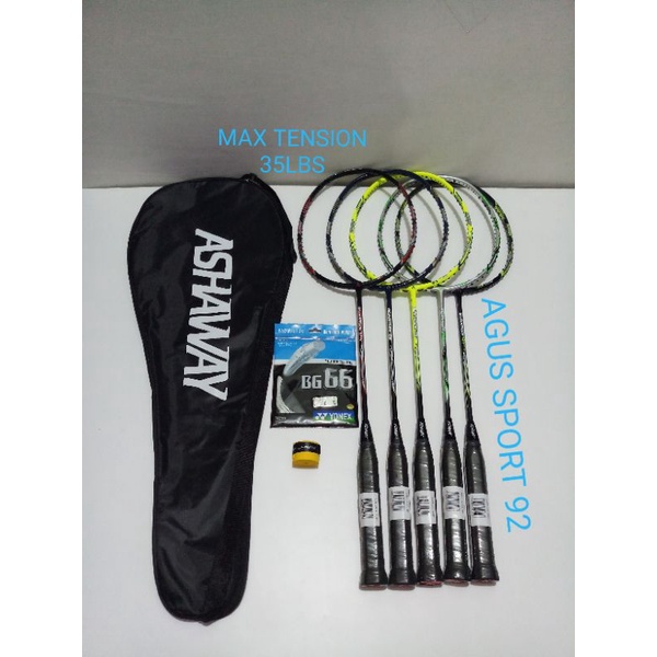 Jual RAKET BADMINTON ORIGINAL ASHAWAY QUANTUM Q1 Q5 Q7 Q9 Q11 (35LBS ...