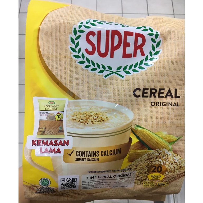 Jual Super Cereal Instant 3 in 1/ Cereal 4 in 1 Brown Rice Sereal Beras ...