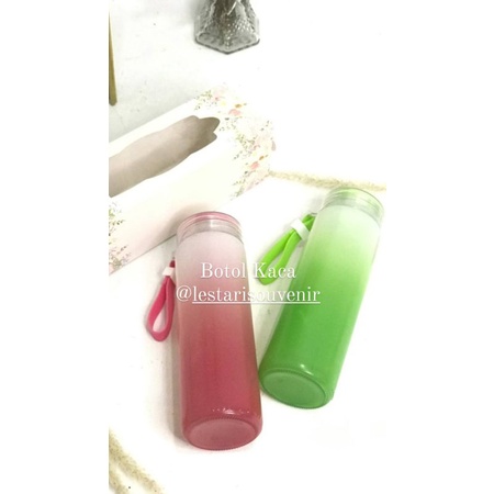Jual Souvenir Botol Kaca Pelangi Custom (nocode 10) / souvenir wedding ...