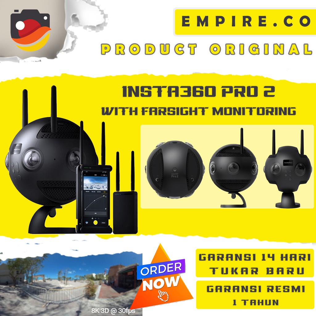 Jual Insta360 Pro 2 Pro II Spherical VR 360 8K Camera with FarSight ...