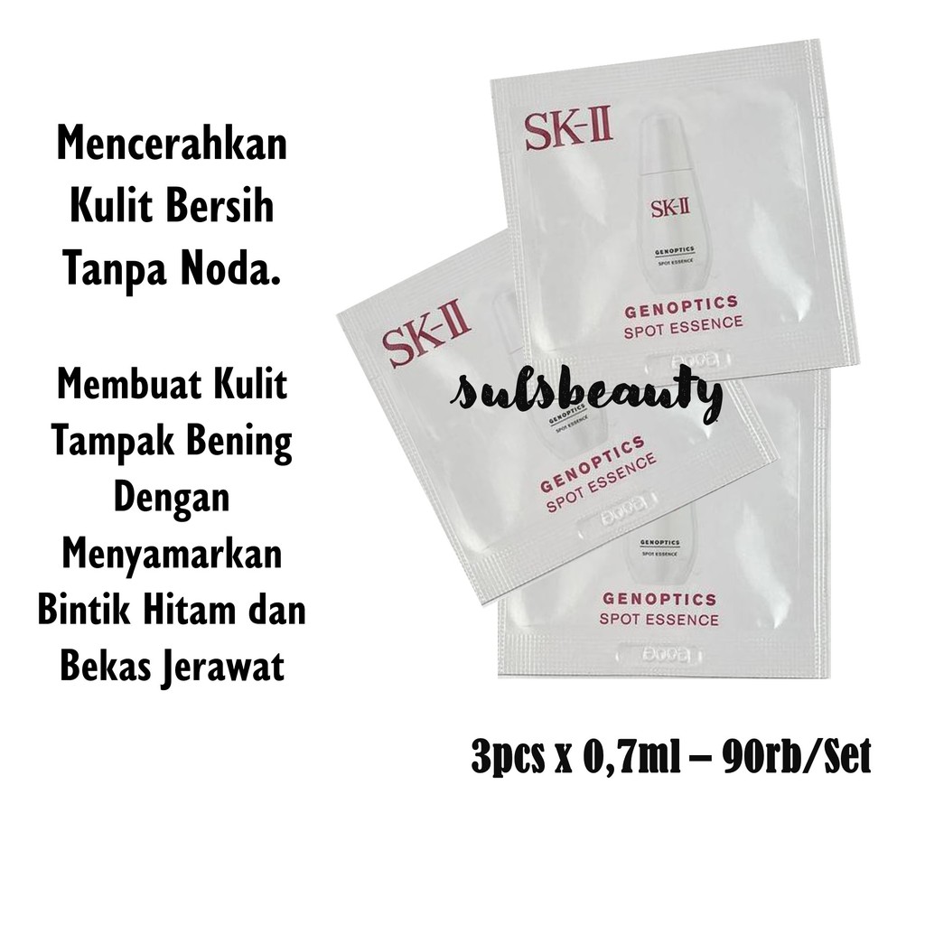 Jual SK-II Genoptics Spot Essence /SK2 Genoptics Spot Essence / Spot 0.7ml x 3pcs | Shopee Indonesia