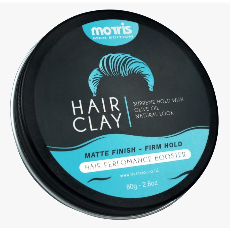 Jual Morris Hair Clay Matte Finish - Firm Hold 80gr Morris Pomade ...
