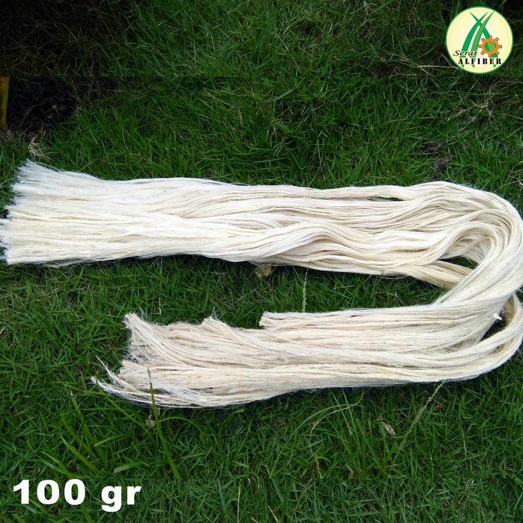 Jual ALFIBER Serat Daun Nanas 100 % Alami Tanpa Bahan Kimia (100 gr ...