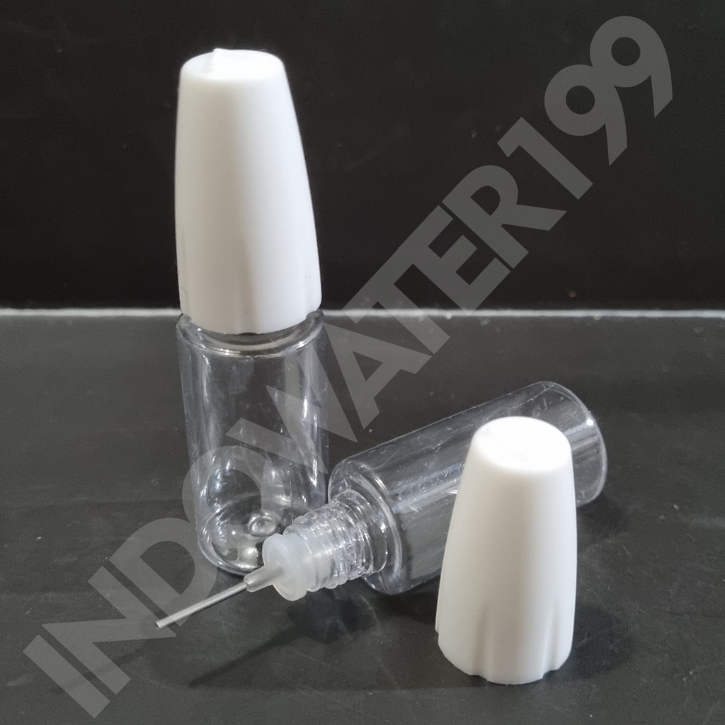 Jual BOTOL TETES 10 ML PET JARUM STAENLESS TUTUP CHILDPROOF PUTIH ...