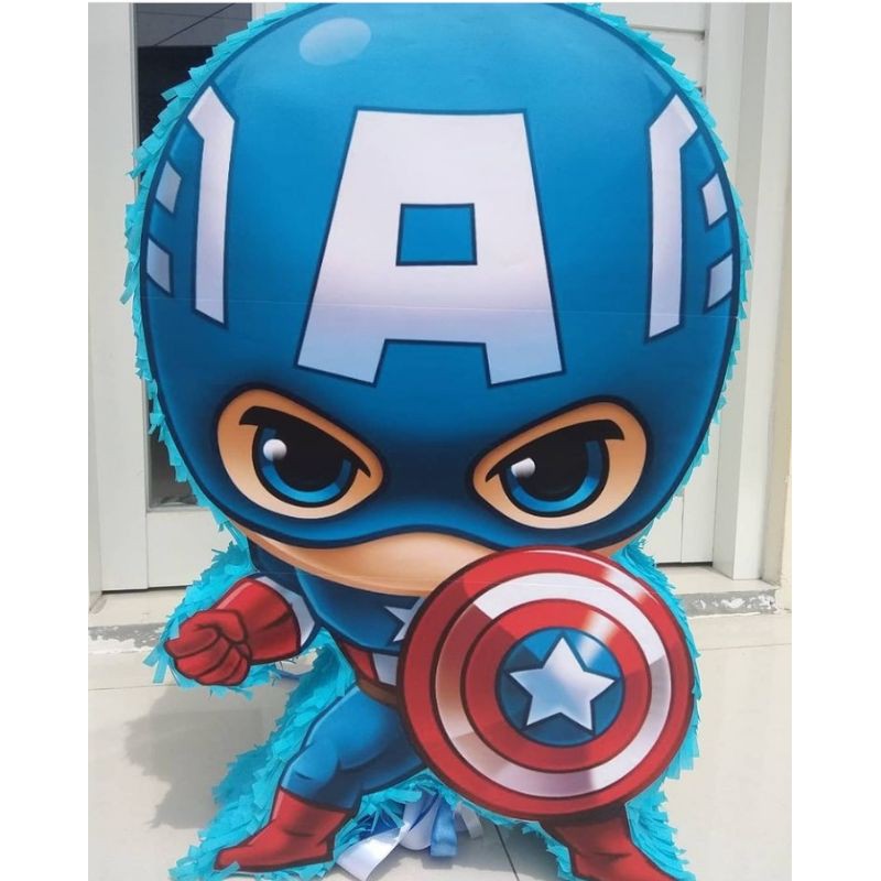 Jual Pinata Captain America marvel pinata ulang tahun | Shopee Indonesia