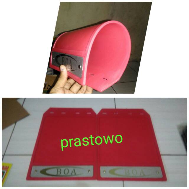 Jual Kepet roda mudguard karpet lumpur merah | Shopee Indonesia