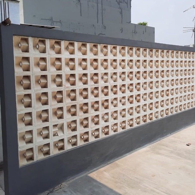 Jual Roster Beton Anti Tampias Minimalis Modern Terlaris Motif ZigZag ...