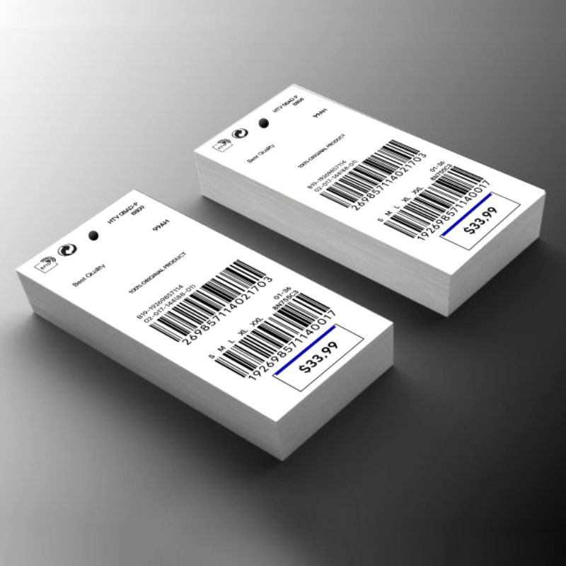 Jual Hang tag Label baju murah bonus tali hangtag hantag handtag han ...