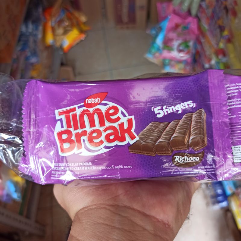Jual Time Break Wafer Salut Cokelat Isi 20 Pcs | Shopee Indonesia