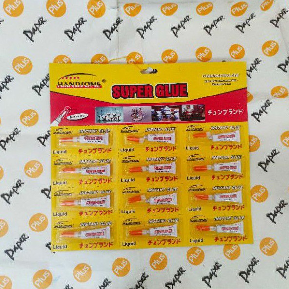 Jual Lem Power Glue / Super Glue Handsome Renceng / HARGA DUS TERMURAH ...