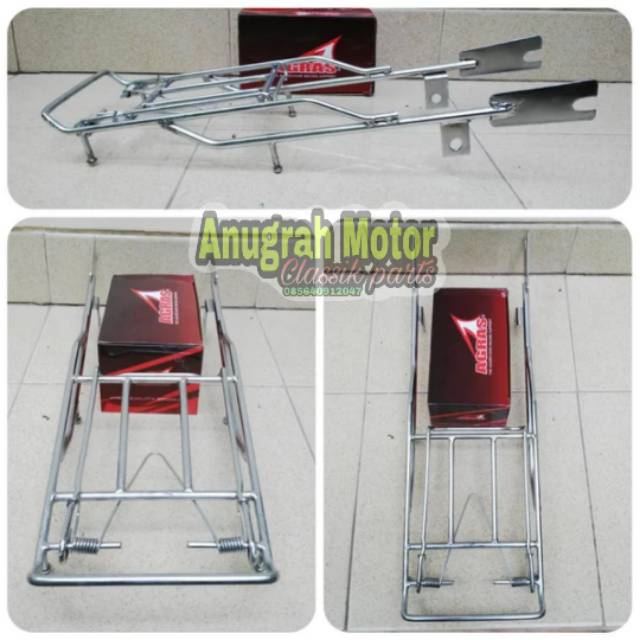 Jual Rak - Bagasi Belakang Besi Honda C50 C70 Bekjul Kaptul Capung ...