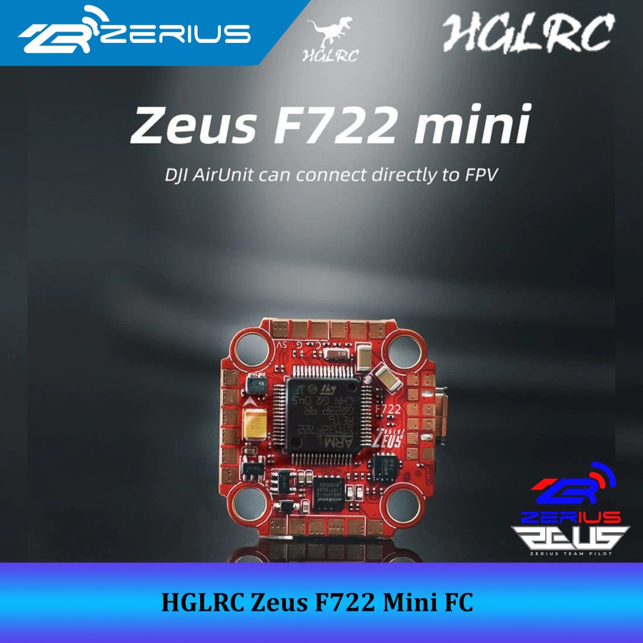 Jual HGLRC Zeus F722 Mini 3-6S FC 20x20 Flight Controller with Blackbox ...