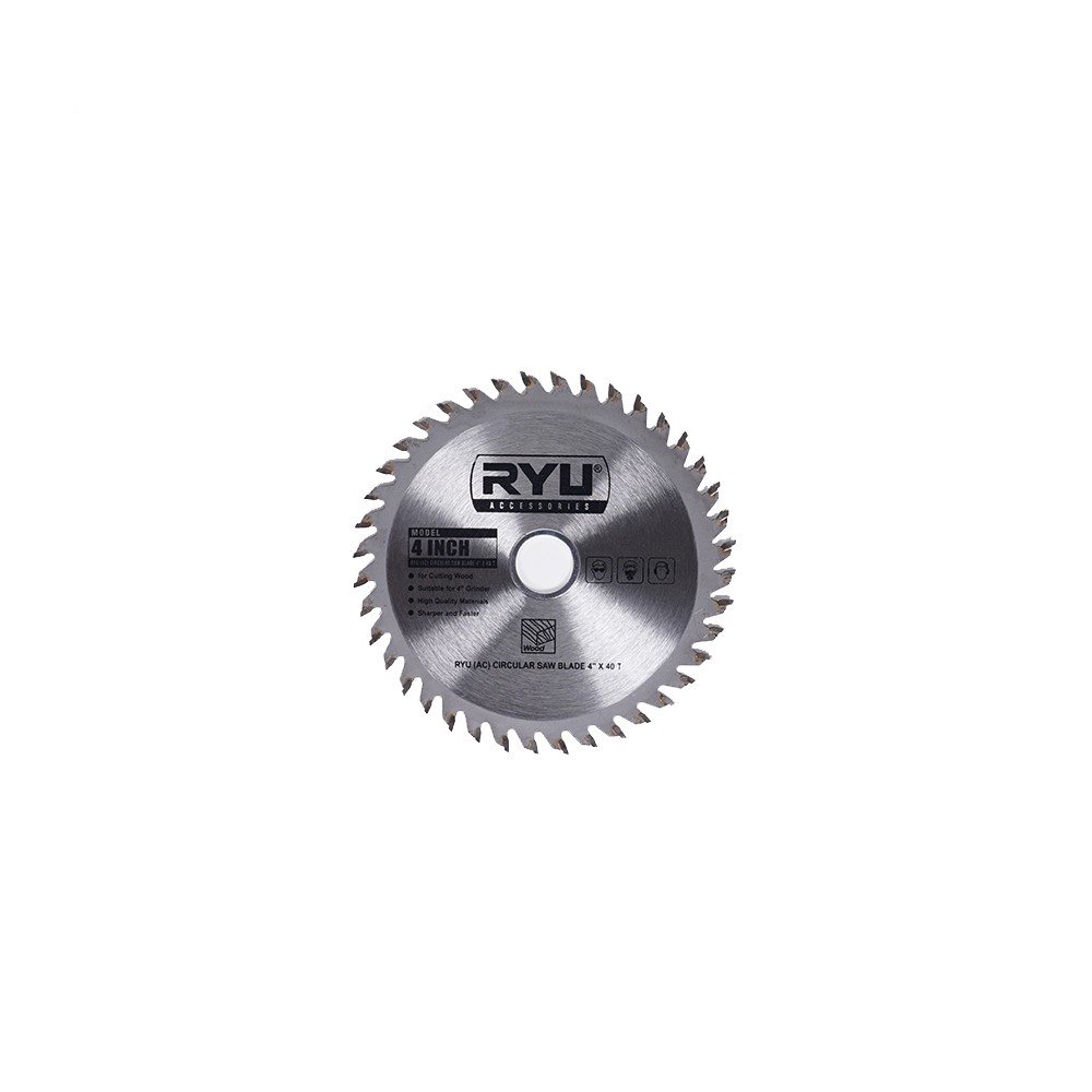Jual Ryu Circular Saw Blade 4" X 40 Teeth - Mata Sirkel | Shopee Indonesia