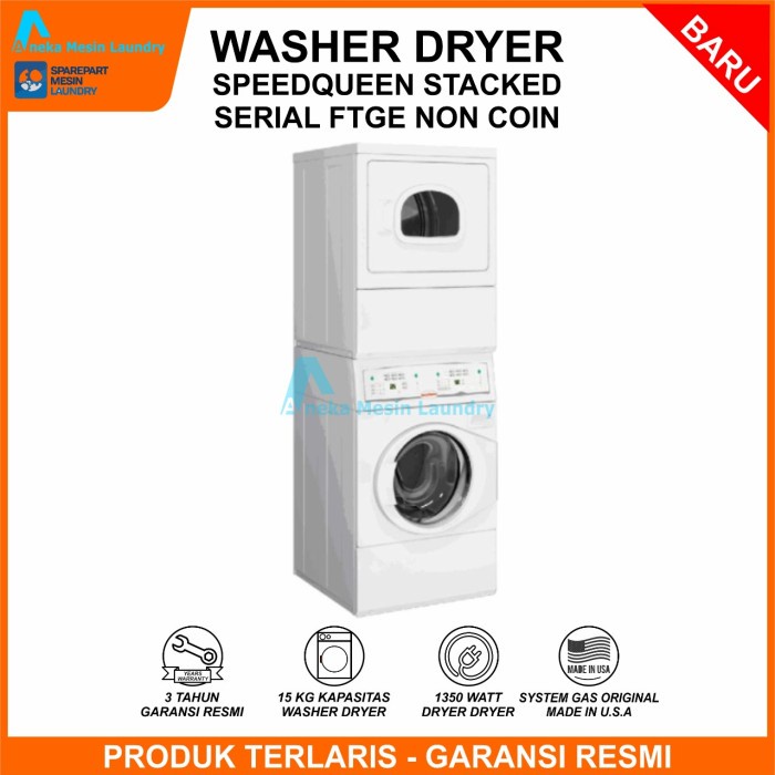 Jual Stack Washer Dryer Laundry | Shopee Indonesia