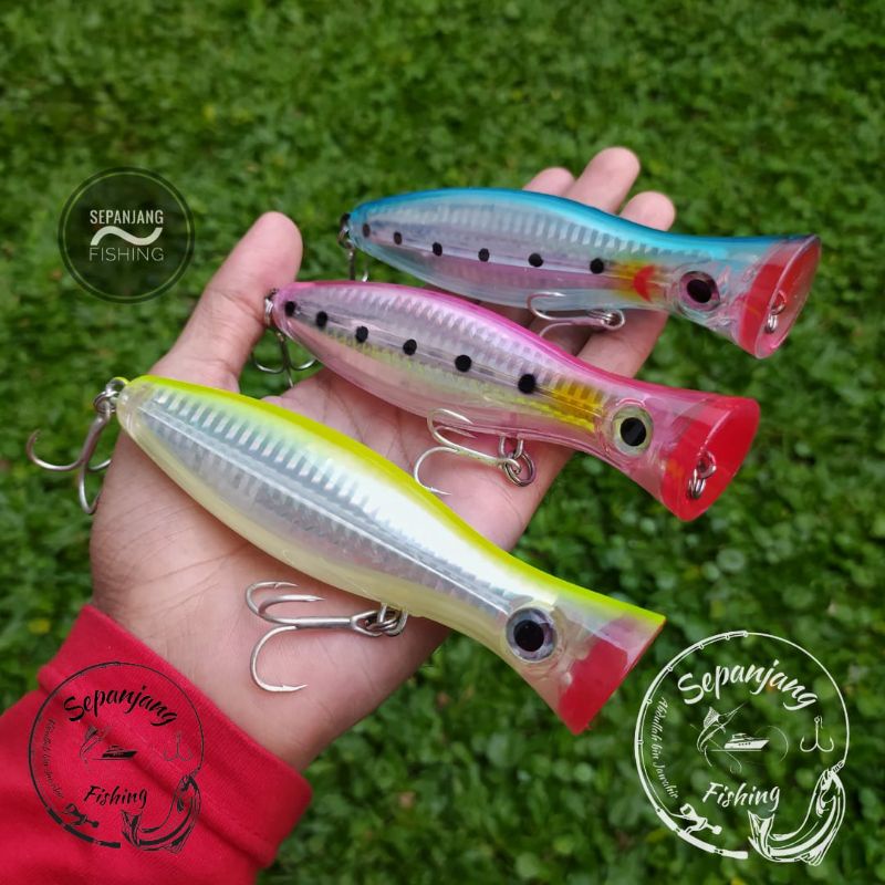 Jual Popper 40 gram ~ 12 cm ~ Monster Popper ~ Big Fish ~ Top Water ~ Popper Jumbo ~ Popping ...