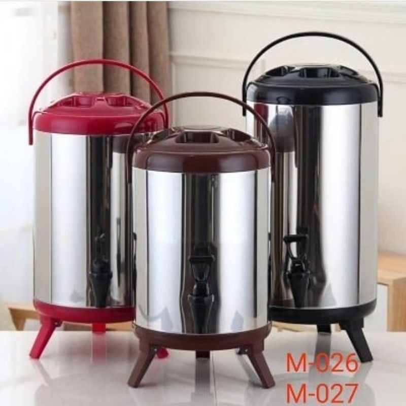 Jual Milk Tea Bucket Drink Jar Jumbo Air Minum Panas Dingin Stainless ...