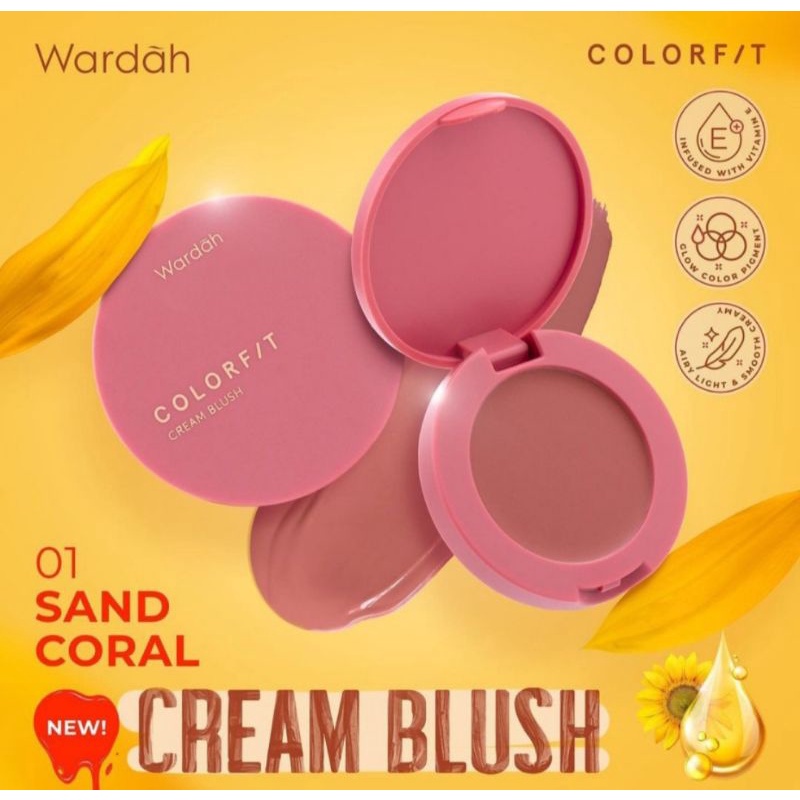 Jual wardah color fit cream blush All varian warna 3g | Shopee Indonesia