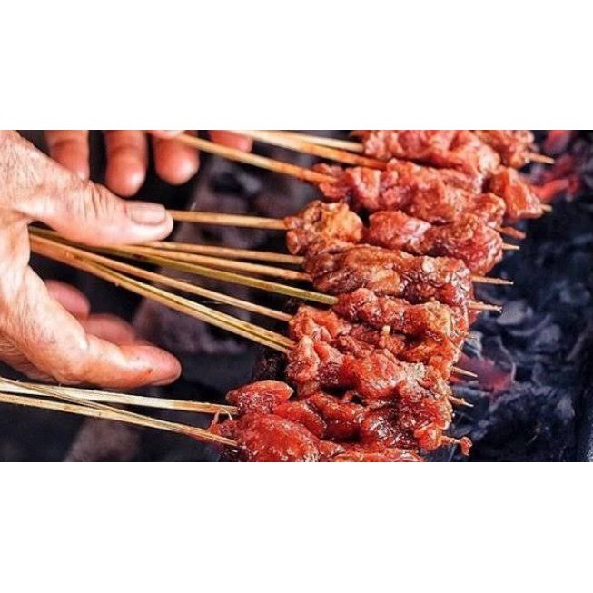 Jual SATE BABI PEDES MANIS 10 TUSUK PEDAS SATAI PORK SATAY DAGING ...