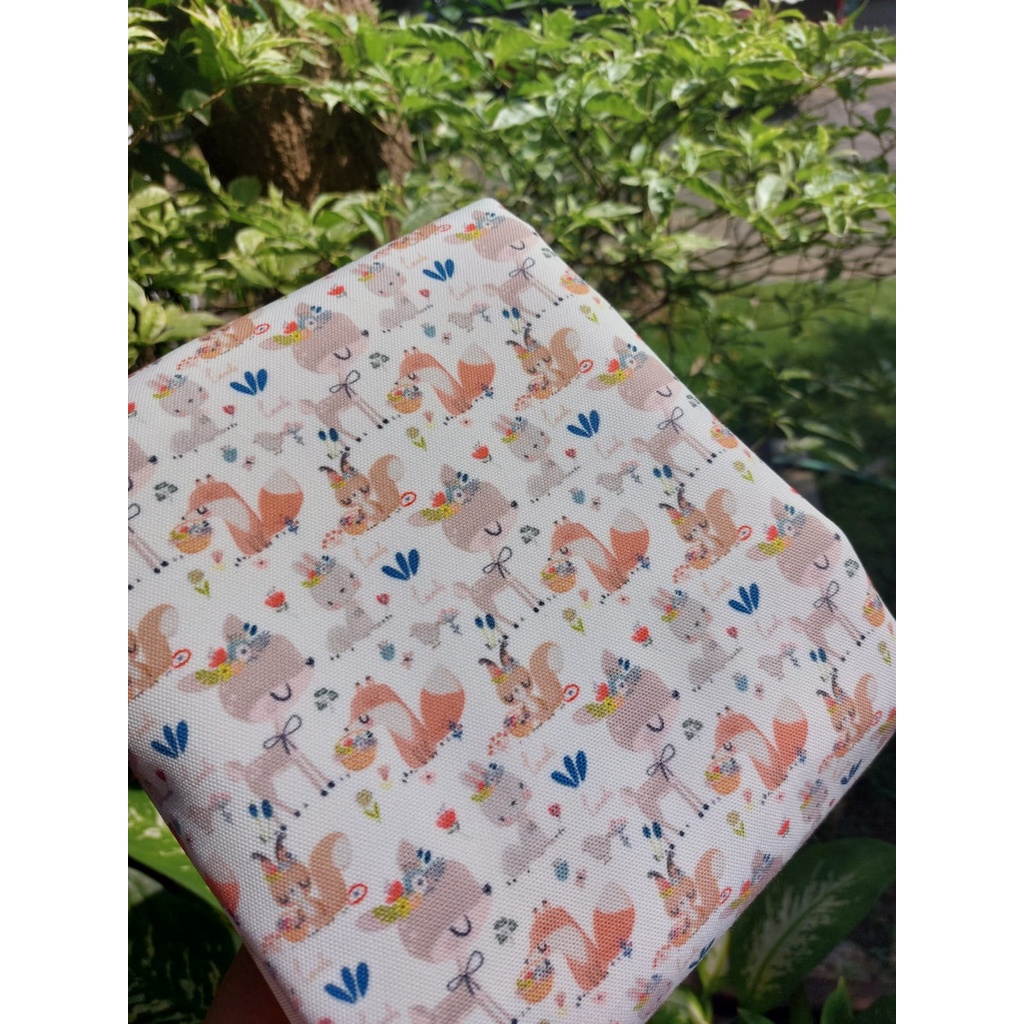 Jual [PREMIUM] KAIN HOME DECOR, KAIN CRAFT BAHAN KANVAS PREMIUM MOTIF ...