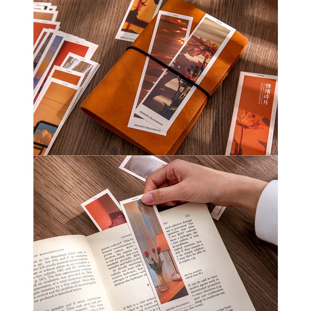 Jual [PER BOX] Pembatas Buku / Paper Bookmark Warm Impression Series ...