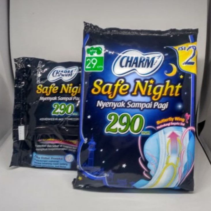 Jual Charm Safe Night Sachet Isi 2 (per 2 sachet ) | Shopee Indonesia