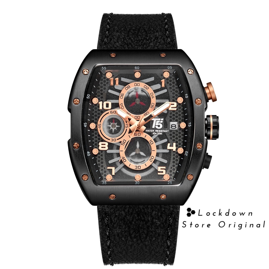 Jual Jam T5 H 3870 x T5 3720 Original Chronograph ( Chrono Aktif Semua ...