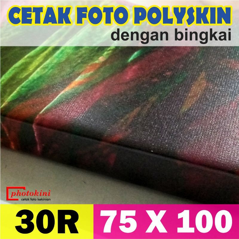 Jual Cetak Foto Photo Semi Kanvas Canvas Polyskin 30R Bingkai | Shopee ...