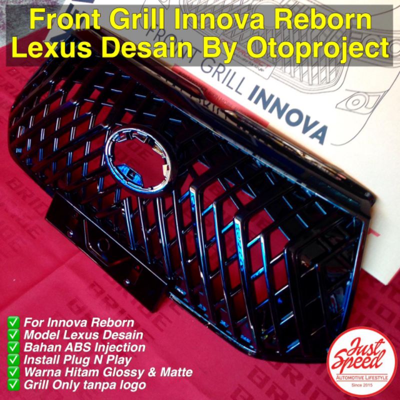 Jual Front Grill Innova Reborn Lexus Desain | Shopee Indonesia