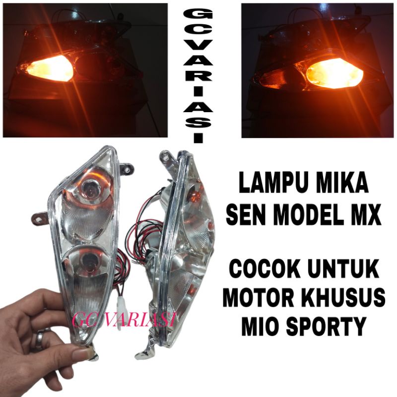 Jual MIKA LAMPU SEN MIO SPORTY MODEL MX/LAMPU MIKA SEN MIO MODEL MODEL MX | Shopee Indonesia